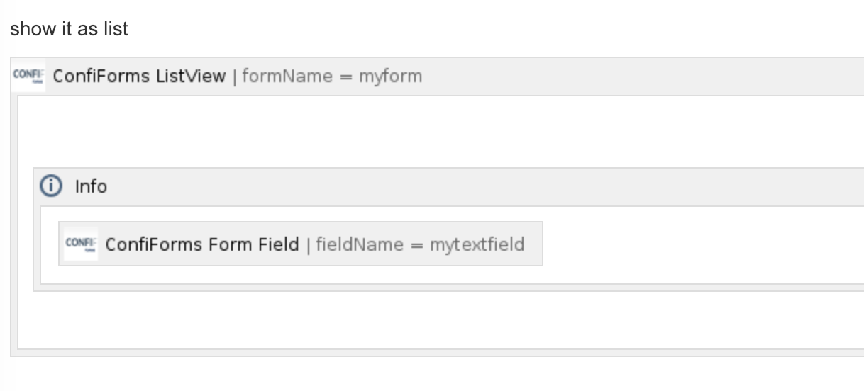 How To Show The Data Stored With Confiforms Confiforms Cloud